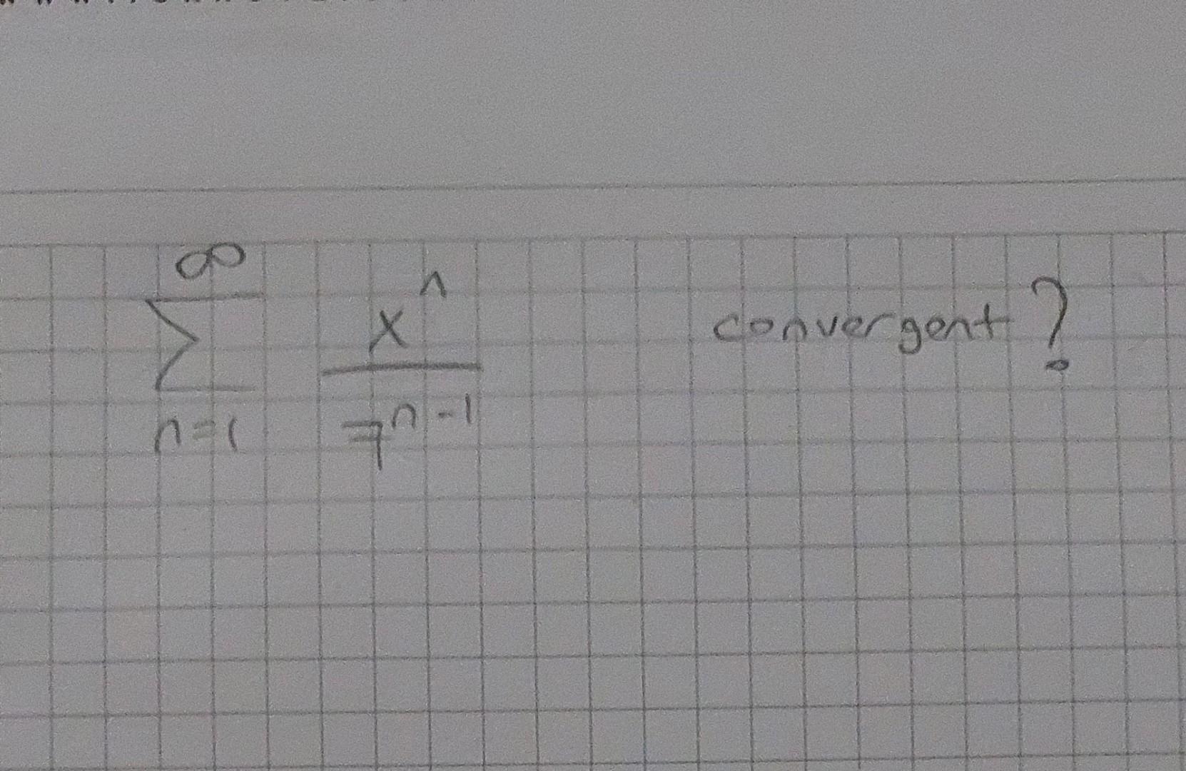 Solved convergent? | Chegg.com