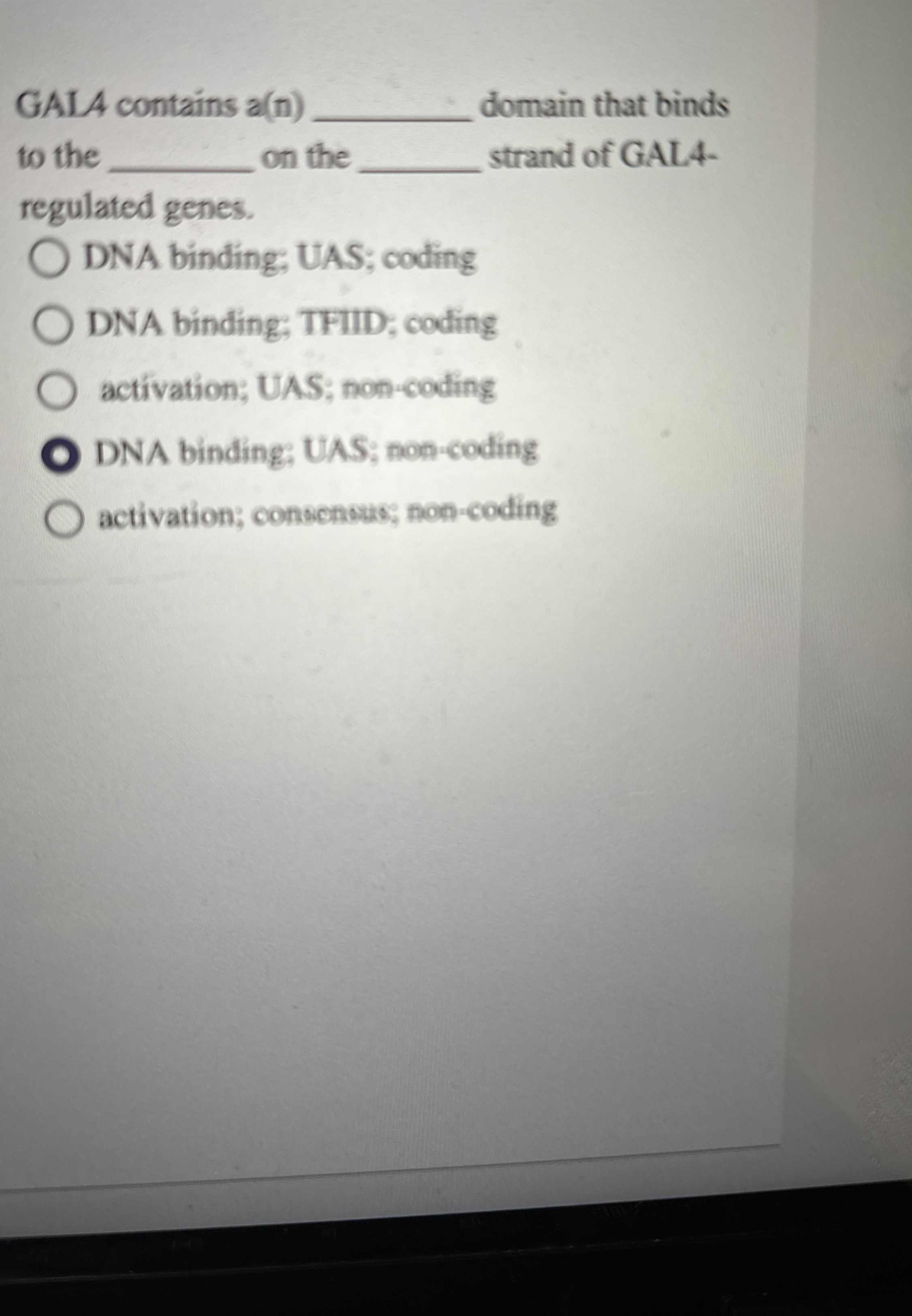 Solved GALA contains a( n )domain that bindsto theon | Chegg.com