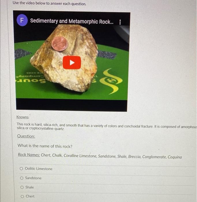 [Solved]: Use the video below to answer each question. Know