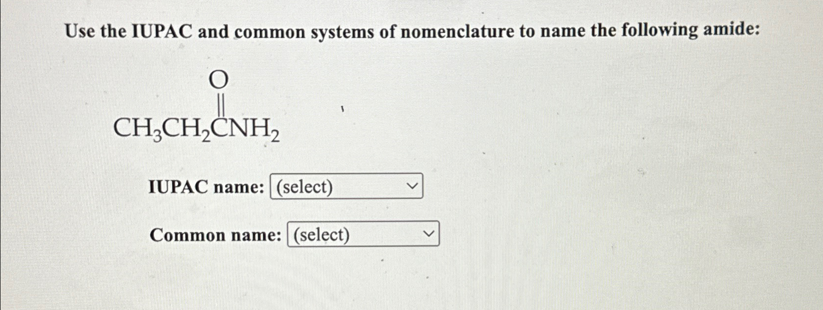 Solved Use the IUPAC and common systems of nomenclature to | Chegg.com