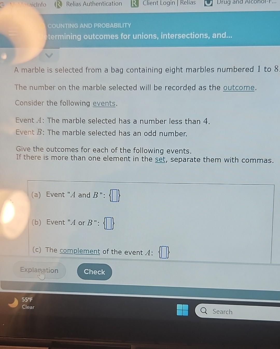 Solved COUNTING AND PROBABILITY termining outcomes for | Chegg.com