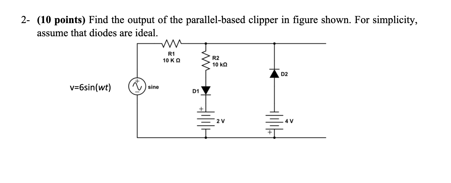 Solved 2- (10 ﻿points) ﻿Find the output of the | Chegg.com