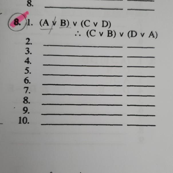 Solved INSTRUCTOR: Doude Negation, Derive each conclusion | Chegg.com