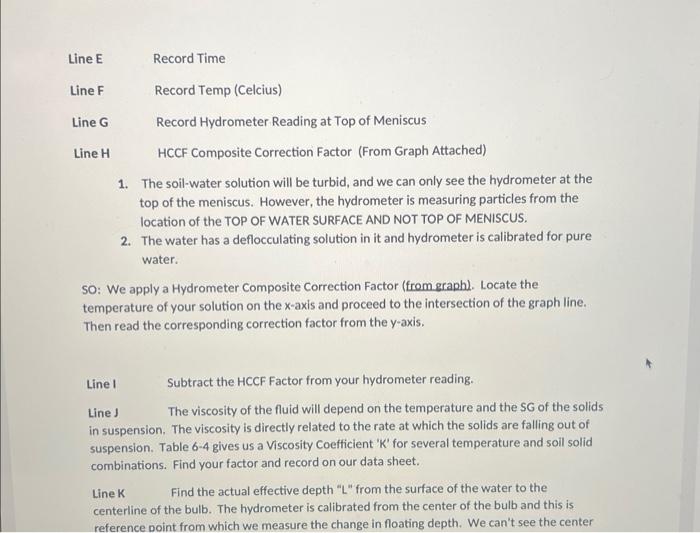 centerline of the bulb. The hydrometer is calibrated | Chegg.com