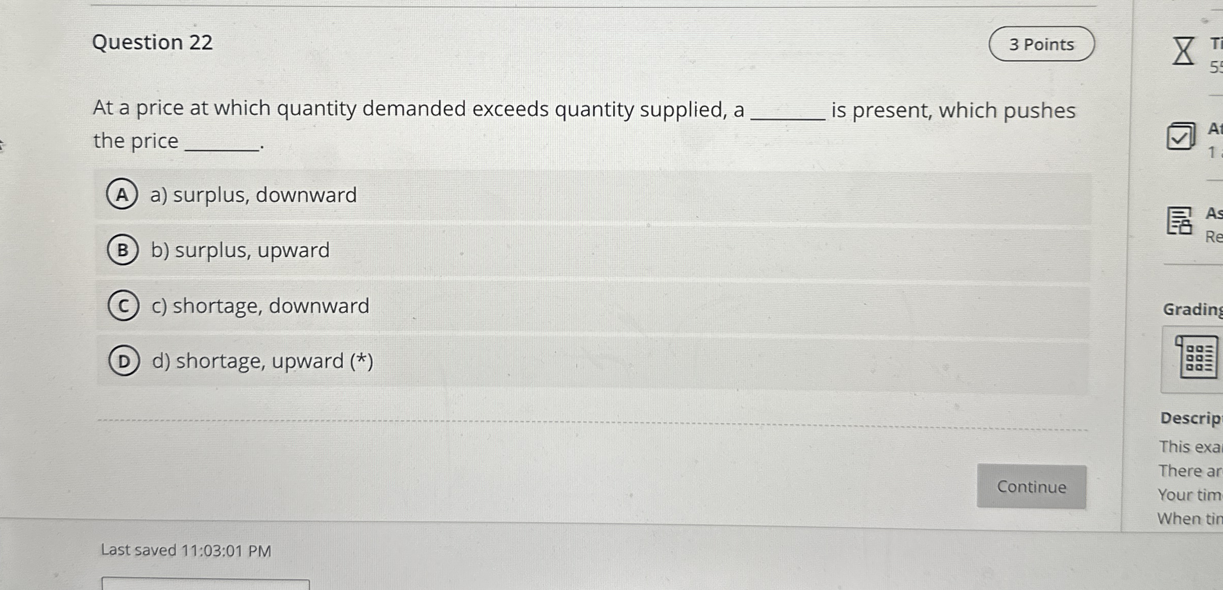 Solved Question 22At a price at which quantity demanded | Chegg.com