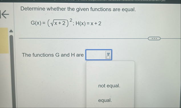 Solved Determine whether the given functions are | Chegg.com