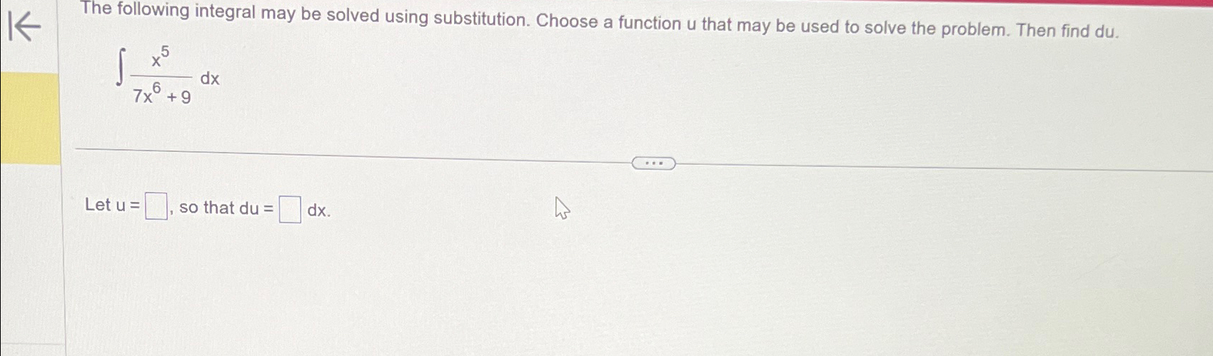 Solved The following integral may be solved using | Chegg.com