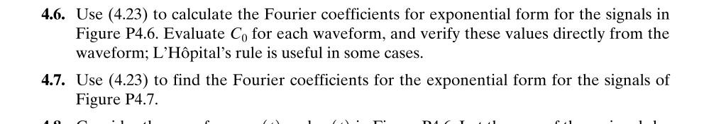 Solved 1) solve problem 4.6 part d and f. plot the amplitude | Chegg.com