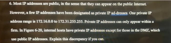Solved 3. Internal firewall 2. Main border firewall 1. | Chegg.com