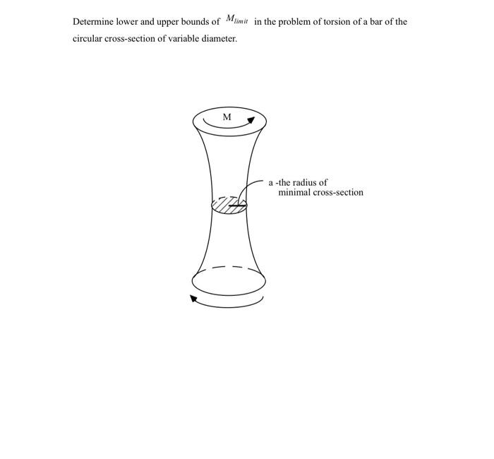 Solved Determine lower and upper bounds of Mlimit in the | Chegg.com