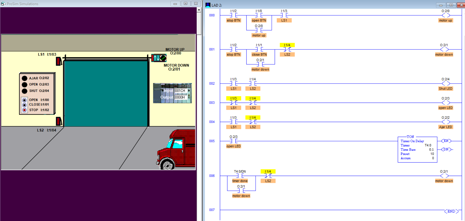 Make a truth table of this ladder logic | Chegg.com