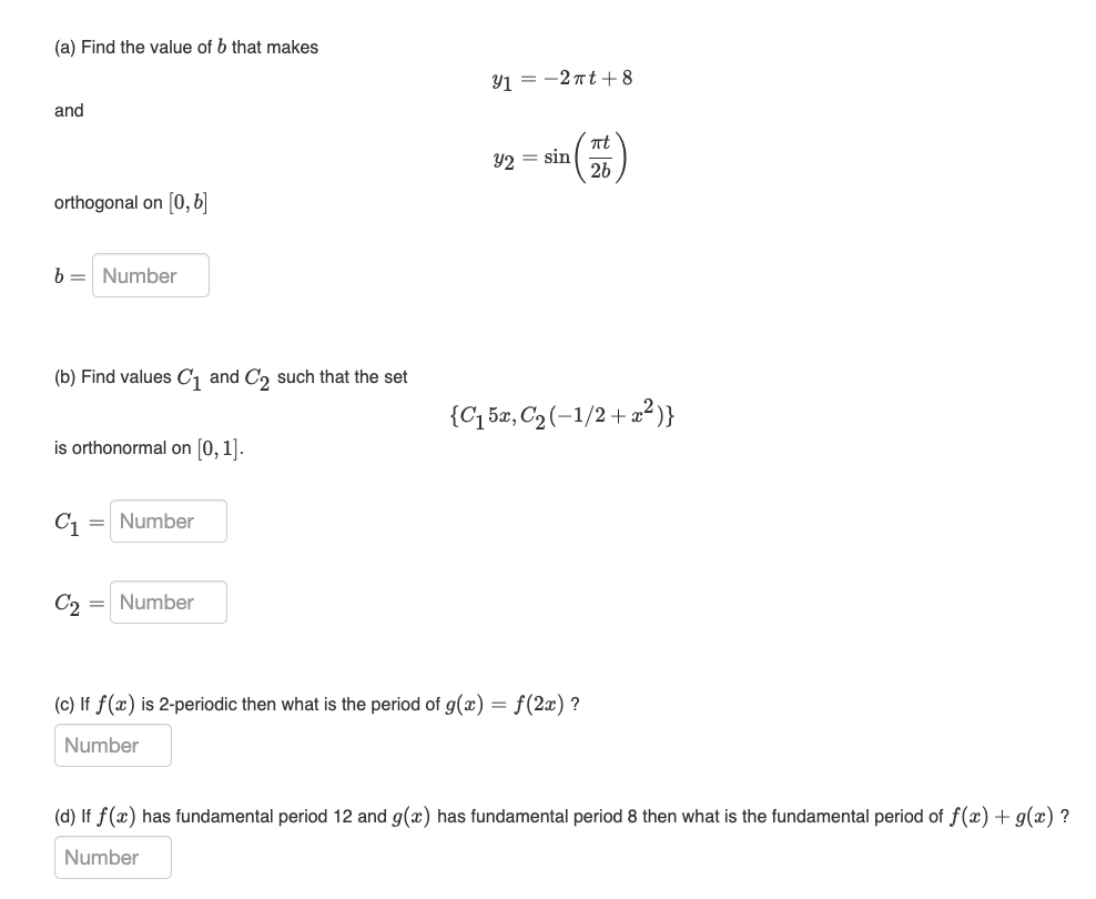 Solved (a) ﻿Find the value of b ﻿that | Chegg.com