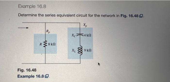 [Solved]: need help solving this example ! Determine the ser