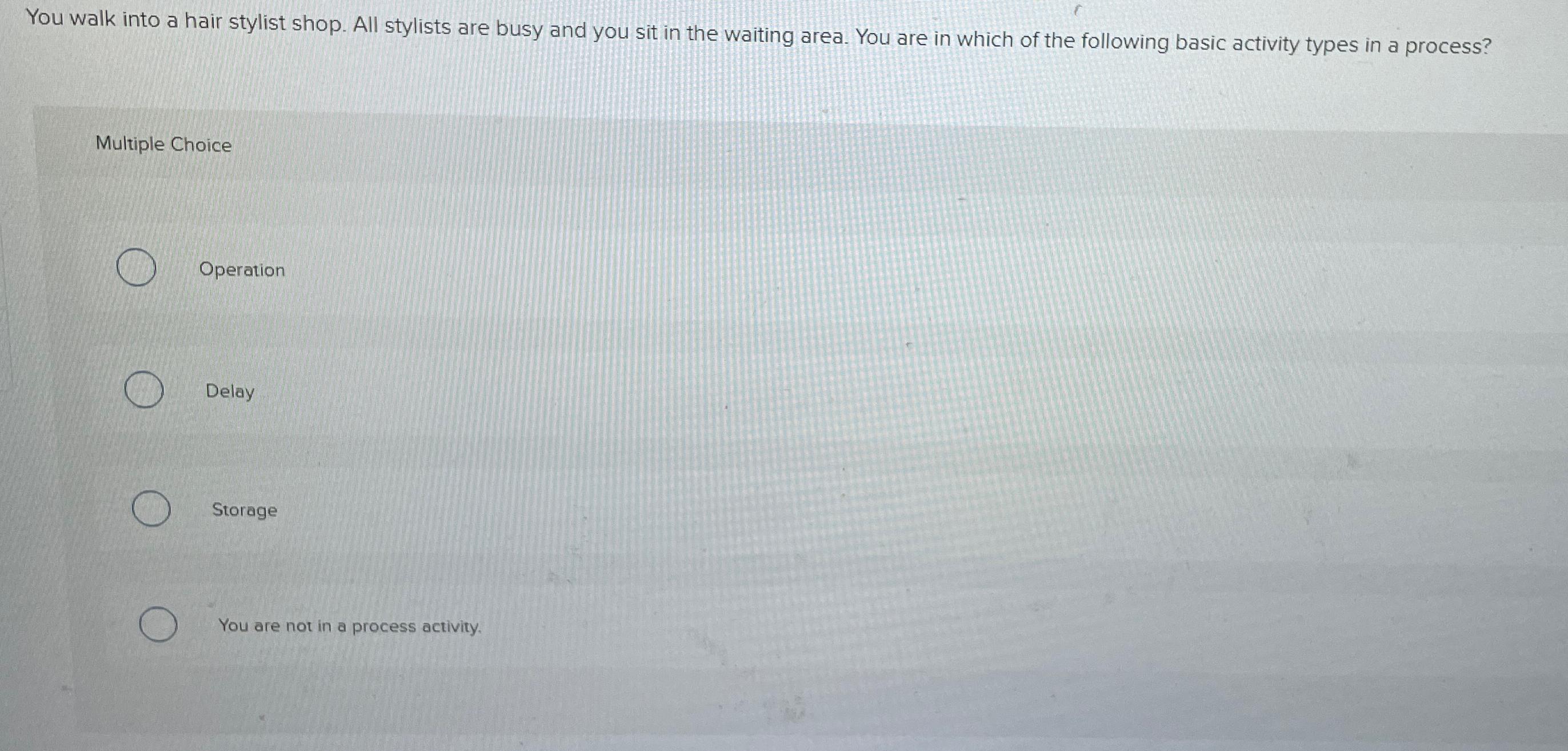 Solved You walk into a hair stylist shop. All stylists are | Chegg.com