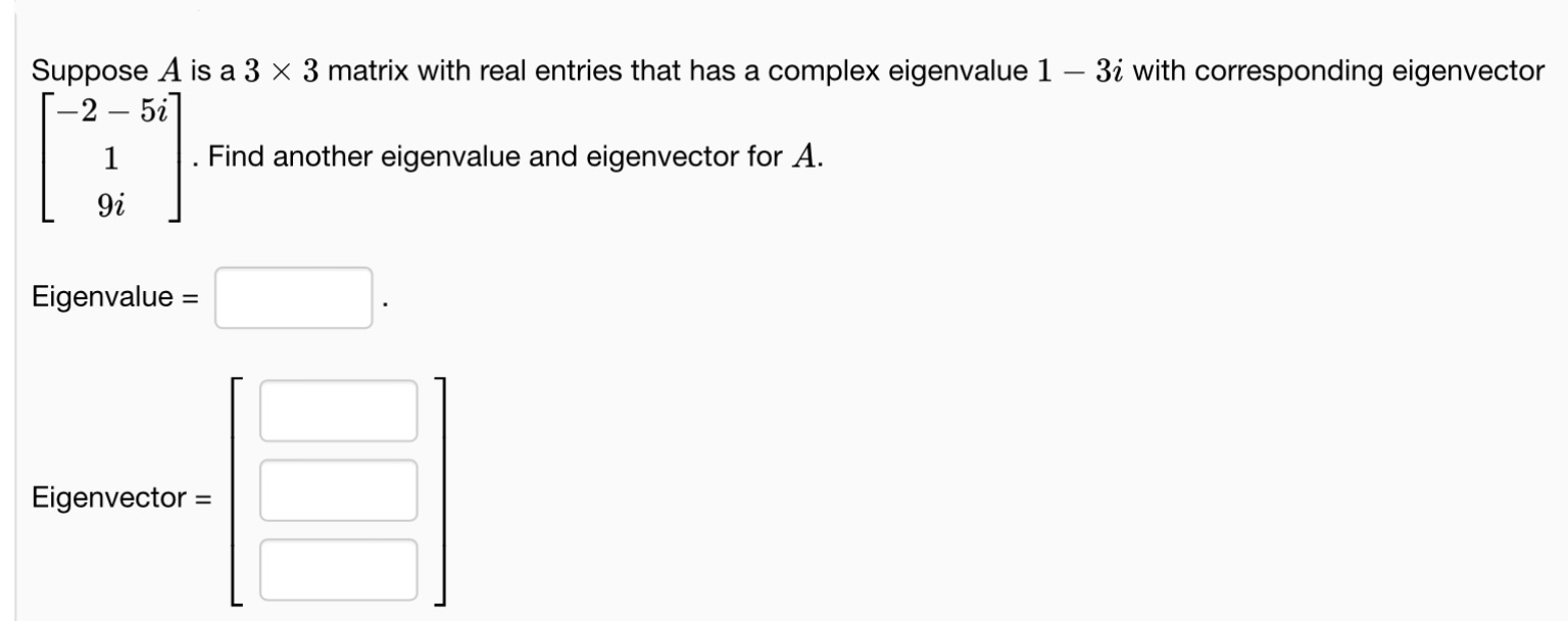 Solved Suppose A ﻿is a 3×3 ﻿matrix with real entries that | Chegg.com