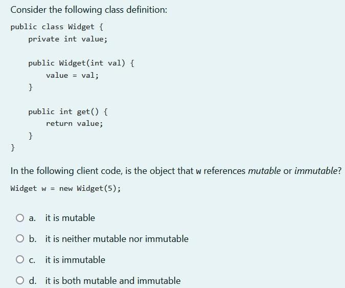 Solved Given The Following Code Fragment String Name