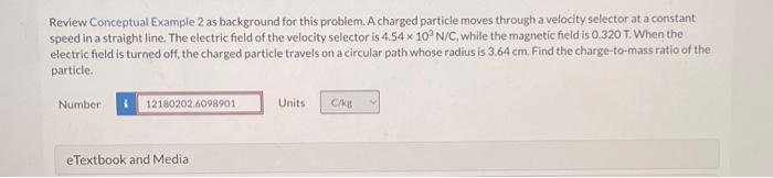 Solved Review Conceptual Example 2 as background for this | Chegg.com