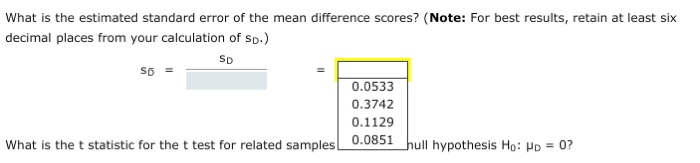 Solved Consider the following data from a related samples | Chegg.com