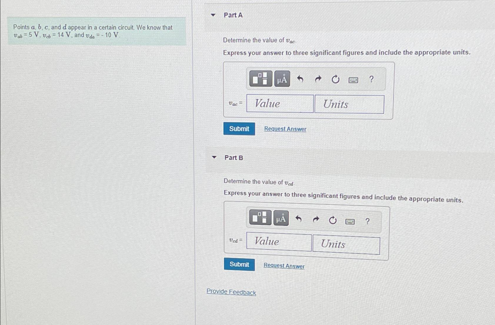 Solved Part A\\nPoints a,b,c, and d appear in a certain | Chegg.com