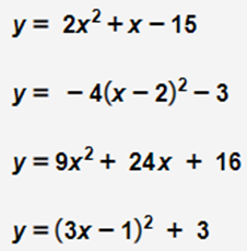 Equate each equation to zero and use the techniques | Chegg.com