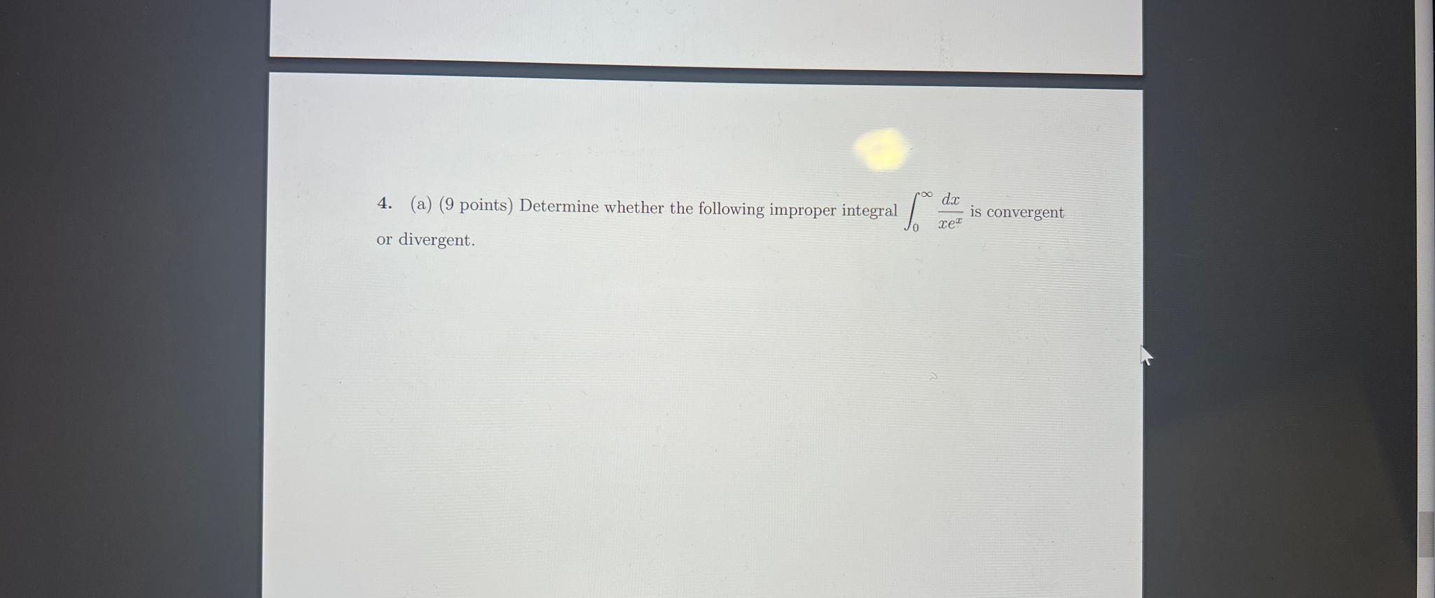 Solved (a) (9 ﻿points) ﻿Determine whether the following | Chegg.com