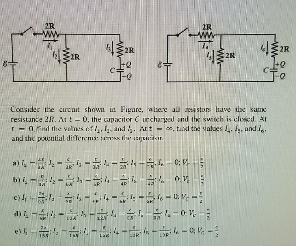 Solved 2R w 2R ww 7 2R 2R 2R 2R 19 1+ Te "T T-O Consider the | Chegg.com