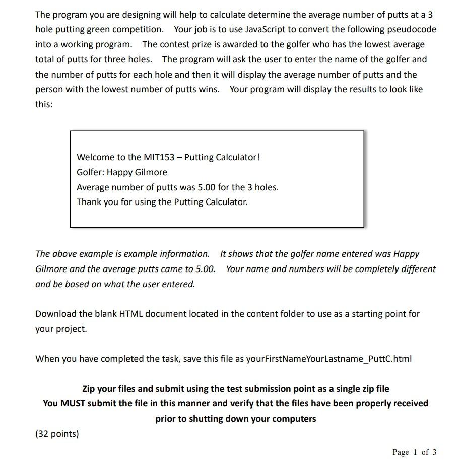 Solved The program you are designing will help to calculate | Chegg.com