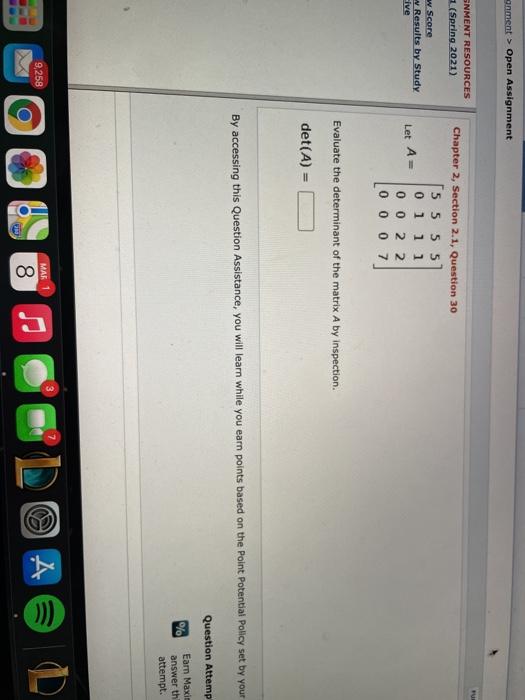 Solved anment > Open Assignment VE SNMENT RESOURCES 1 | Chegg.com