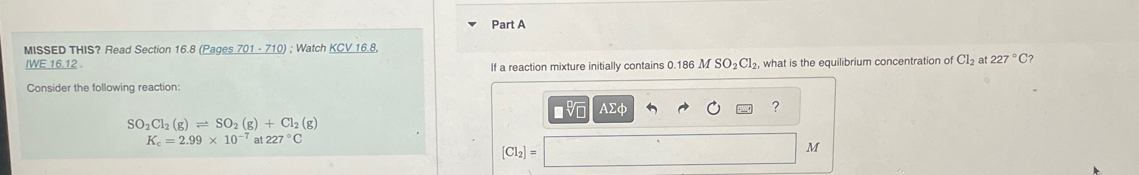 Solved If a reaction mixture initially contains | Chegg.com