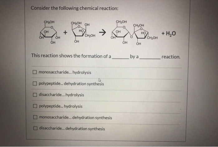 Solved Consider the following chemical reaction: CH2OH CH OH | Chegg.com