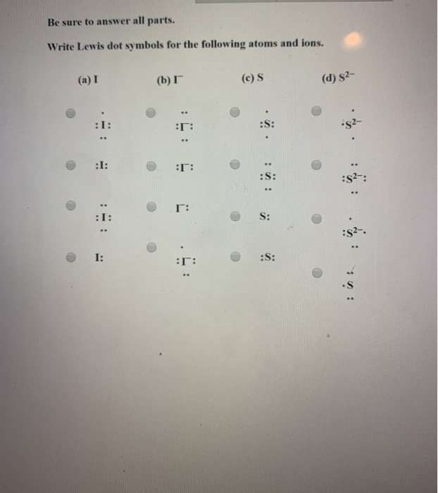 Solved signment 1- Part 1 0 Sad Categorize each partial | Chegg.com