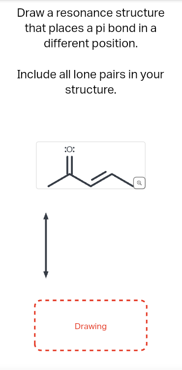Solved Draw a resonance structure that places a pi bond in a | Chegg.com