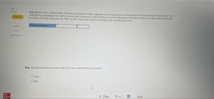 Solved Problem 4-27 Changes in Cost Structure; Break-Even | Chegg.com