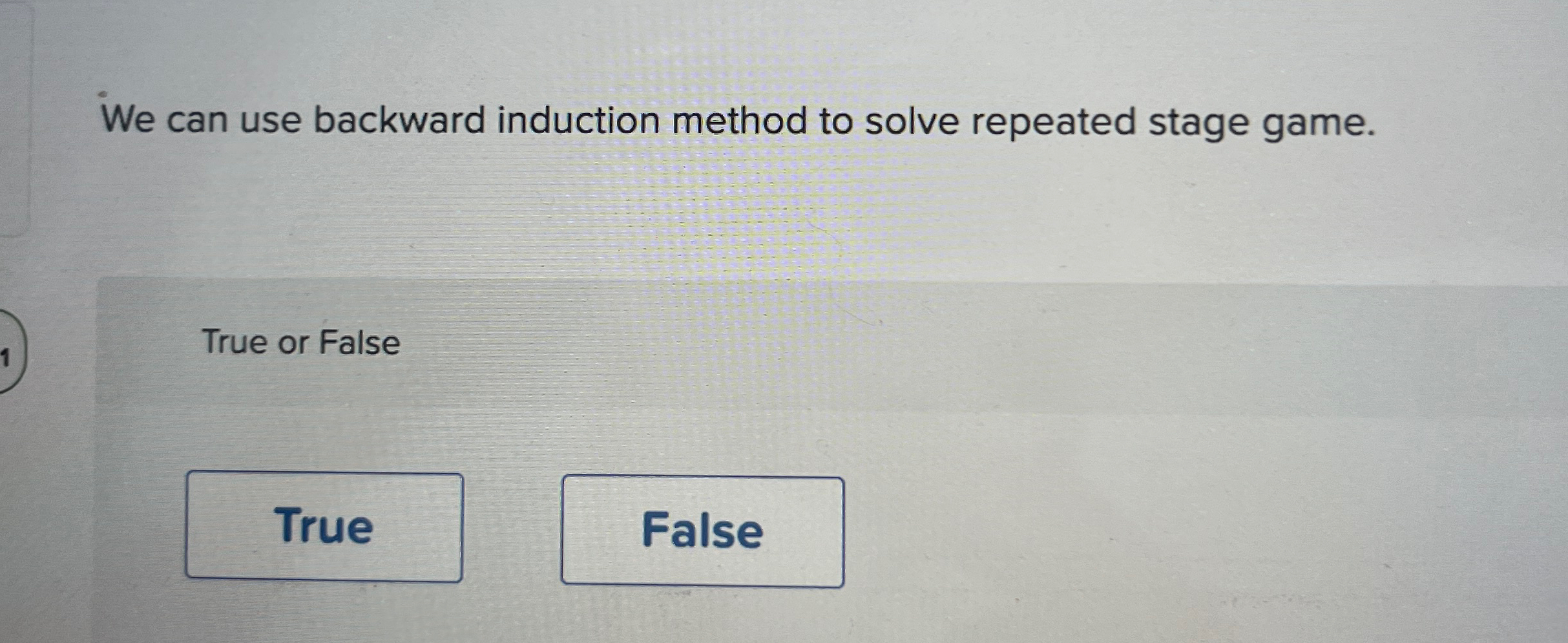 Solved We can use backward induction method to solve | Chegg.com
