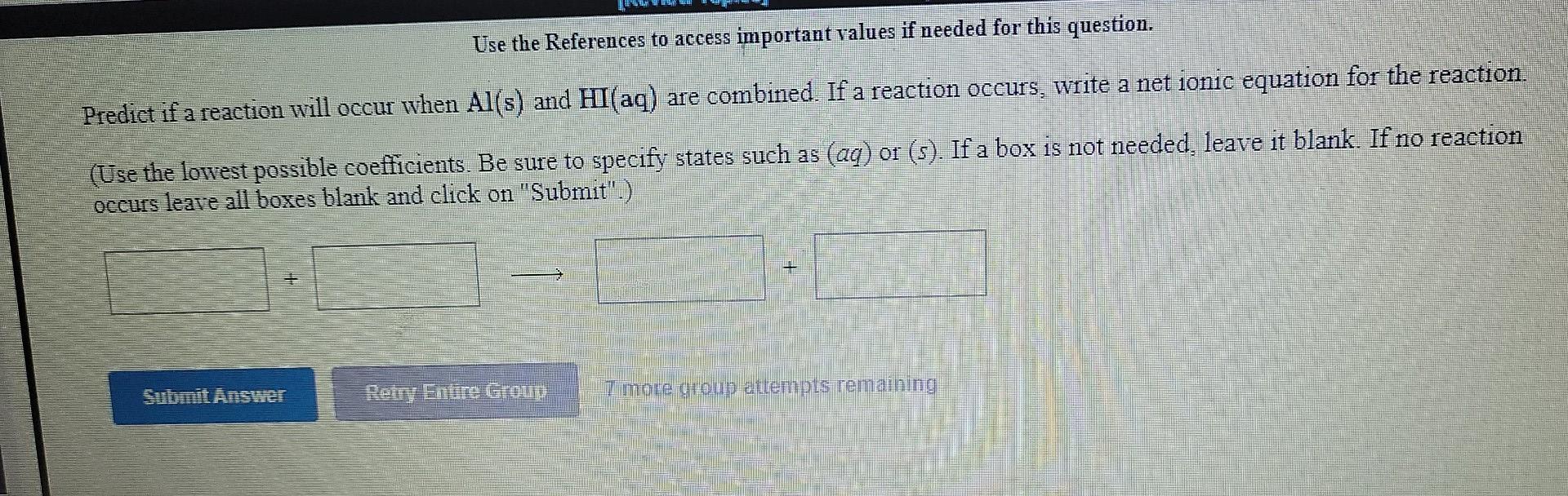 Solved Use the References to access important values if | Chegg.com