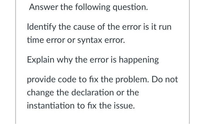 Solved Consider the following code: public class Bay extends | Chegg.com