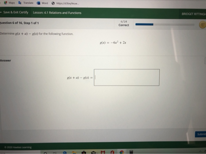 Solved Maps Translate Word https://d3bweuw.. - Save & Exit | Chegg.com