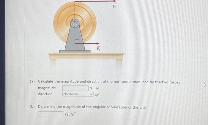 Solved A uniform solid disk is mounted on an axle in such a | Chegg.com