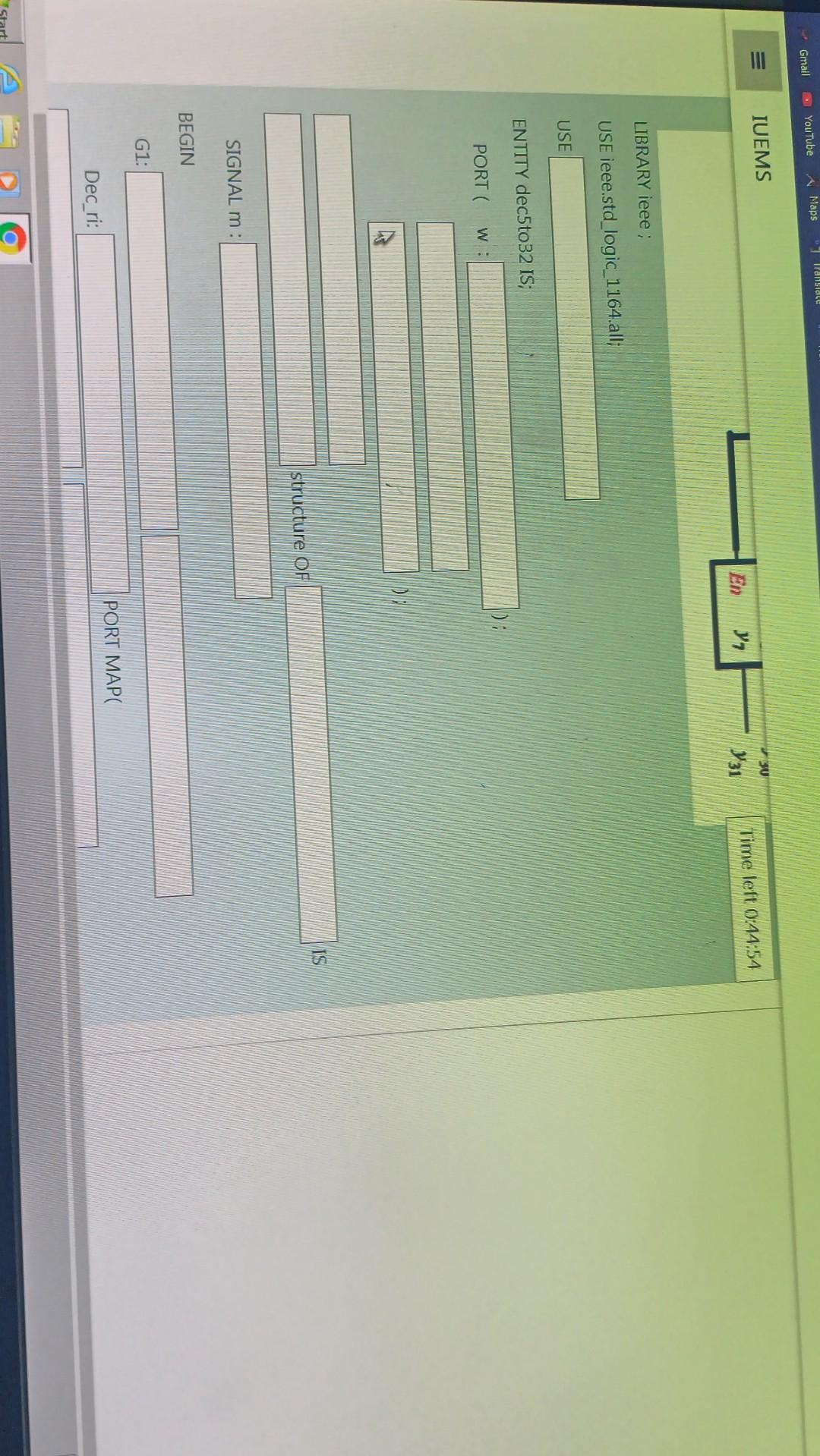 Solved Consider the VHDL package containing the declaration | Chegg.com