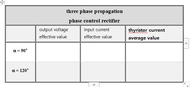 Solved The three phase radio phase control rectifier as | Chegg.com
