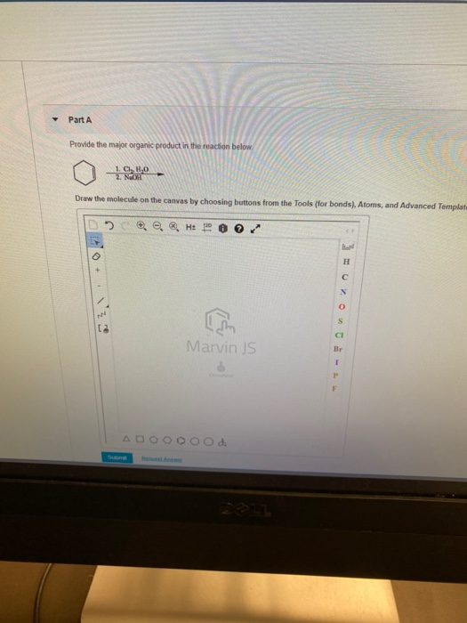 Solved Part A Provide the major organic product in the | Chegg.com