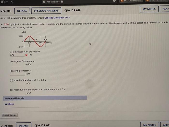 Solved webassign.net "5 Points] DETAILS PREVIOUS ANSWERS | Chegg.com