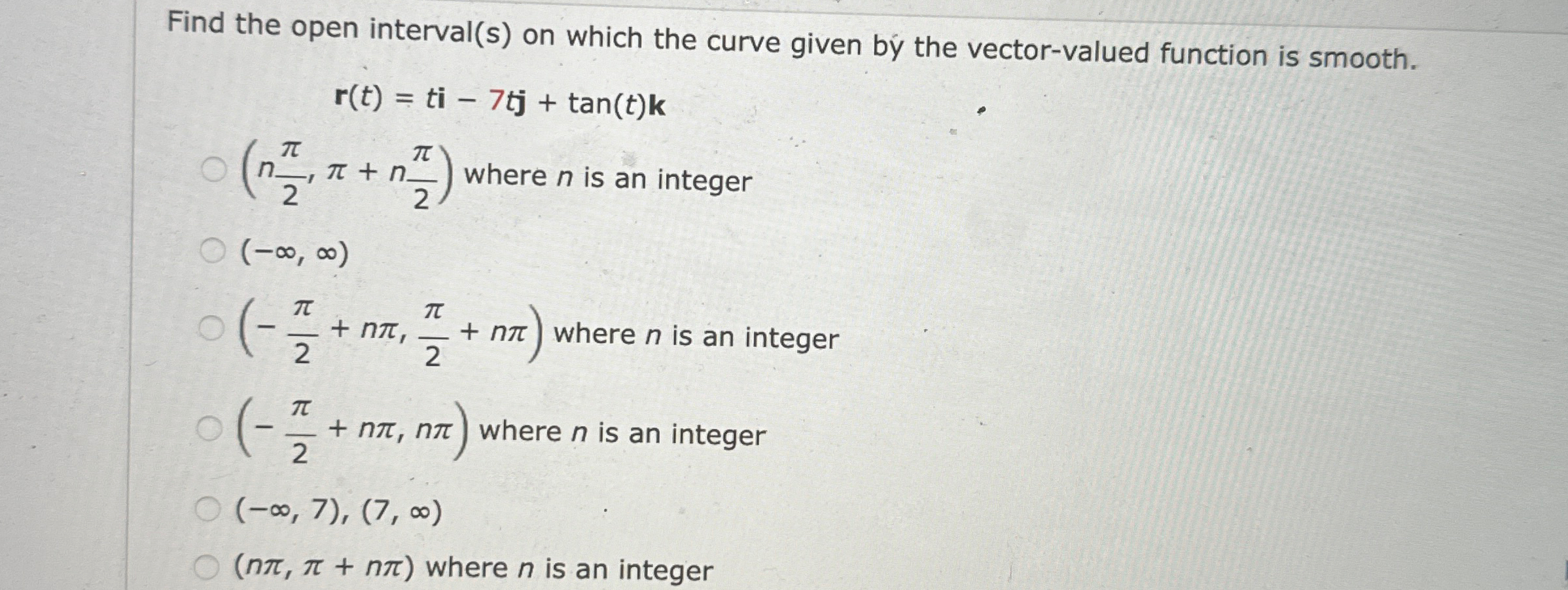 Solved Find the open interval(s) ﻿on which the curve given | Chegg.com