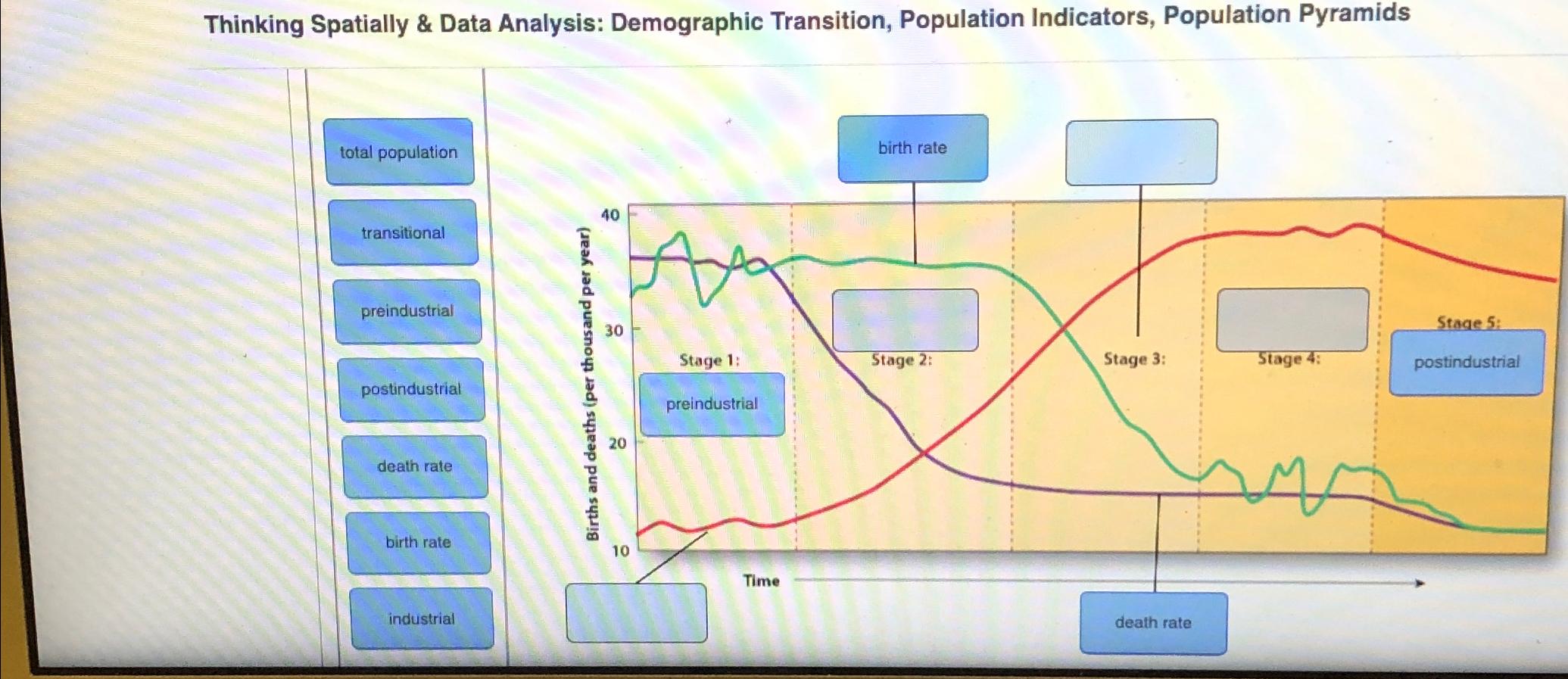 Solved Thinking Spatially & Data Analysis: Demographic | Chegg.com