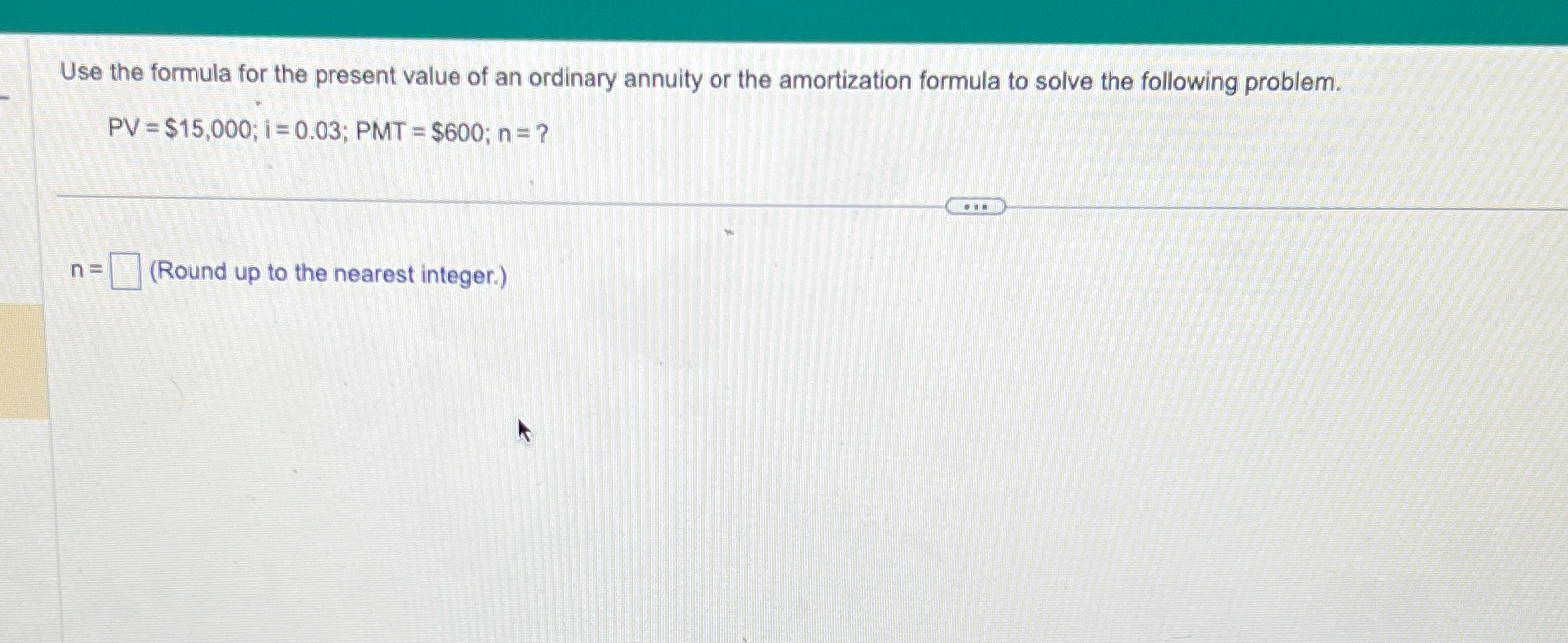 Solved Use the formula for the present value of an ordinary | Chegg.com