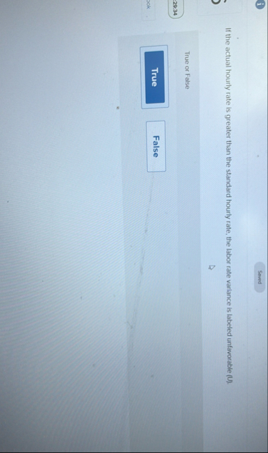 Solved If the actual hourly rate is greater than the | Chegg.com