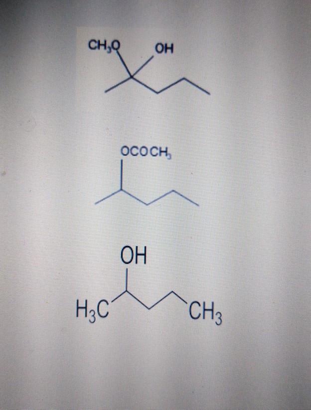 Solved CH,Q ОН х OCOCH, ОН HC CH3 | Chegg.com