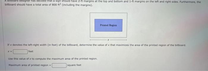 Solved A rectangular field is to be enclosed by 460 feet of | Chegg.com