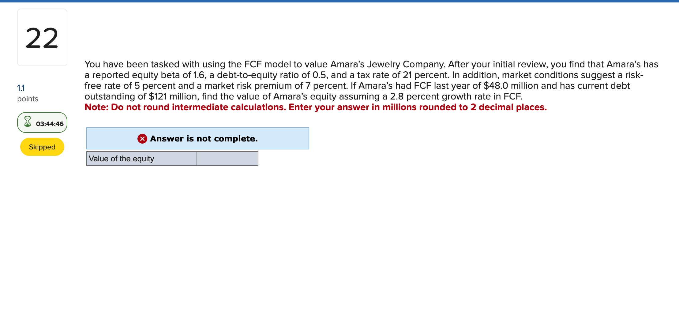 Solved You have been tasked with using the FCF model to | Chegg.com