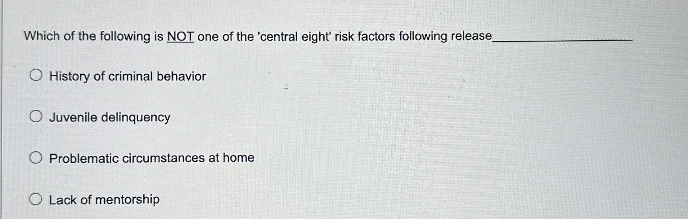 Which of the following is NOT one of the 'central | Chegg.com